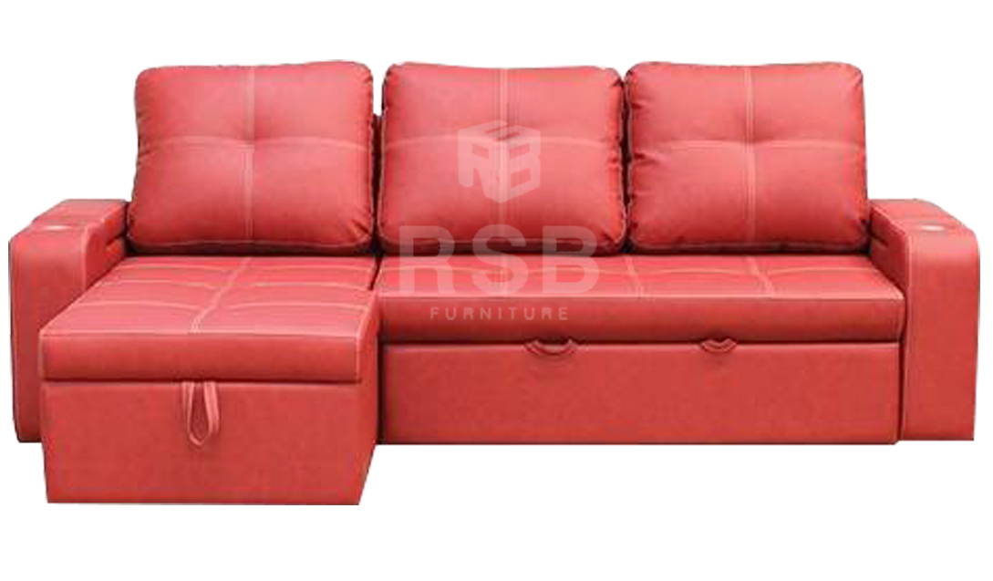 โซฟา L-SHAPE เปิดที่นั่งวางของได้ ขนาด 245 x 170 x สูง 102 cm รหัส 3249 ...