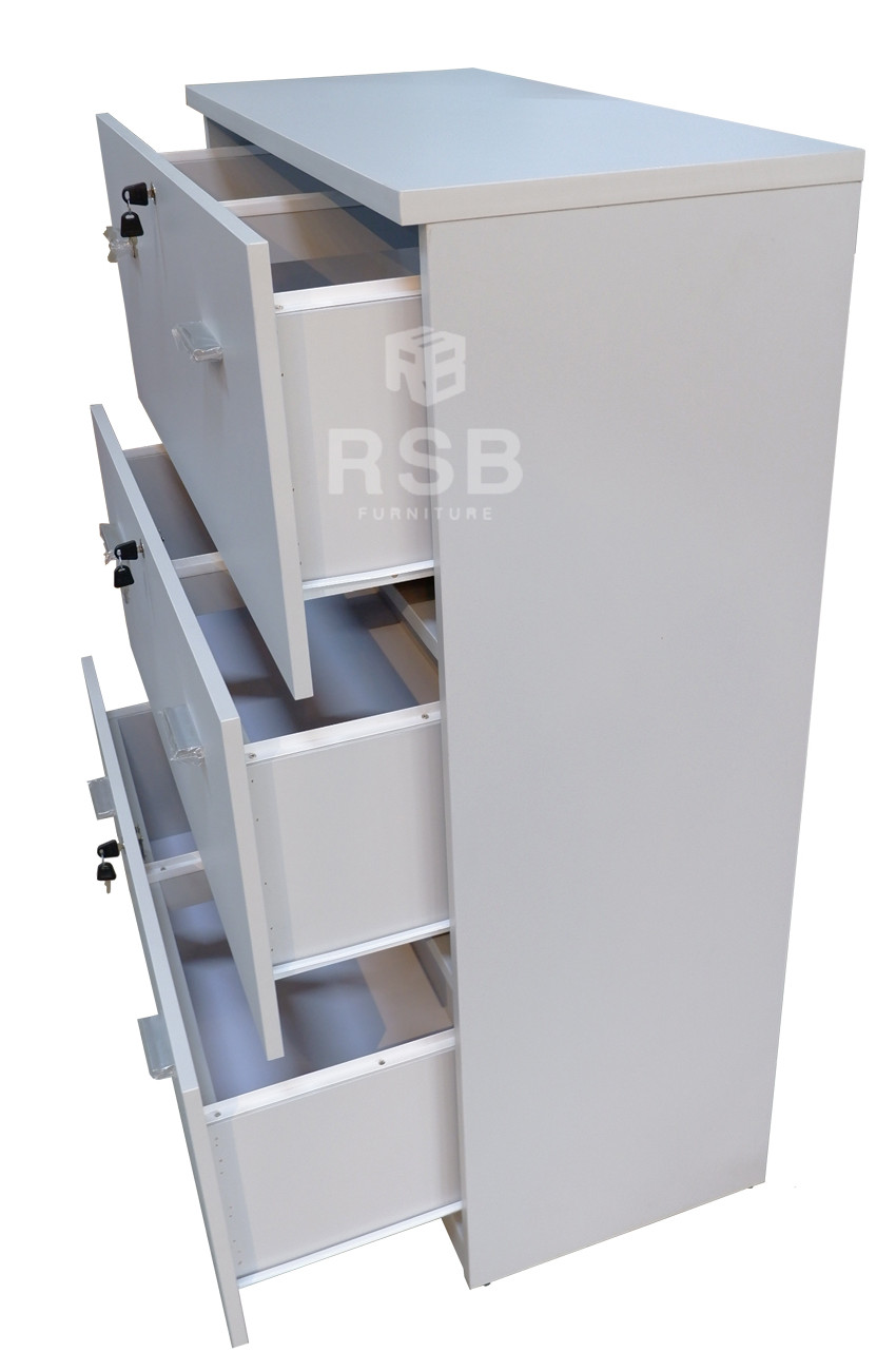 ตู้เอกสาร ลิ้นชัก ใส่แฟ้มแขวน พร้อมกุญแจล็อค ขนาด W90 X D40 X H120 CM รหัส 3781 - โต๊ะทำงาน โต๊ะ ...